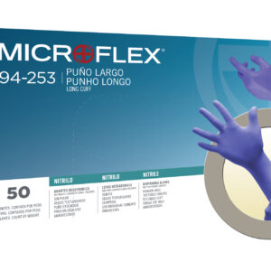 Guante de Nitrilo Azul Violeta Microflex 94-253 Ansell - Laboratorios ...